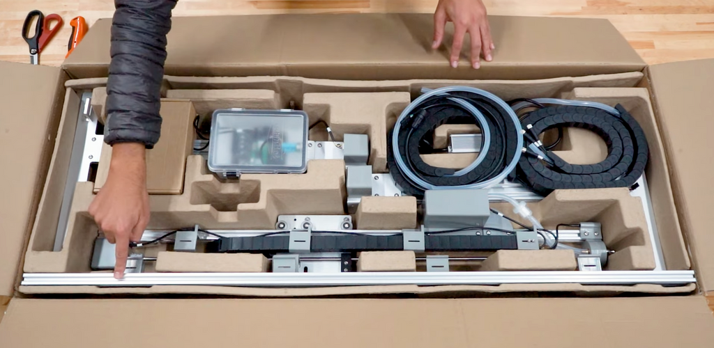 FarmBot Express v1.1 Unboxing and Assembly